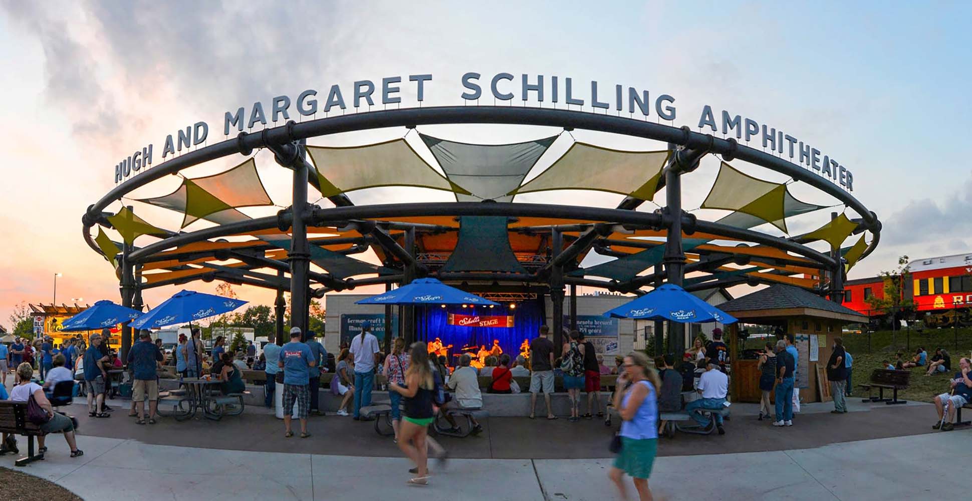 West End Market Stage at Schilling Amphitheater - First Avenue