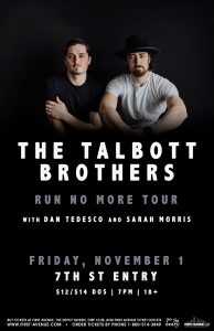 The Talbott Brothers ★ 7th St Entry - First Avenue