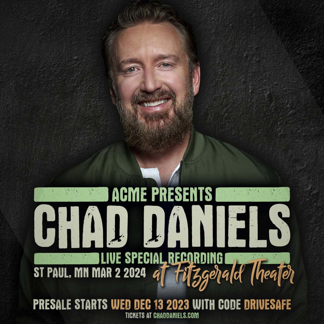 Chad Daniels at the Fitzgerald Theater - First Avenue